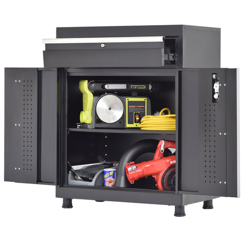 Heavy Duty Welded Steel Modular Garage Cabinets – Edsal Manufacturing ...