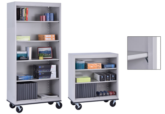 Mobile Welded Steel Bookcases – Edsal Manufacturing Company